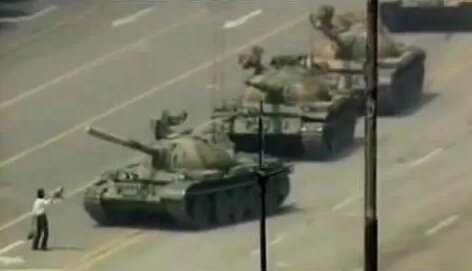 Full Video Tiananmen Square China - FULL Unseen Video - 1 MAN Stops ...