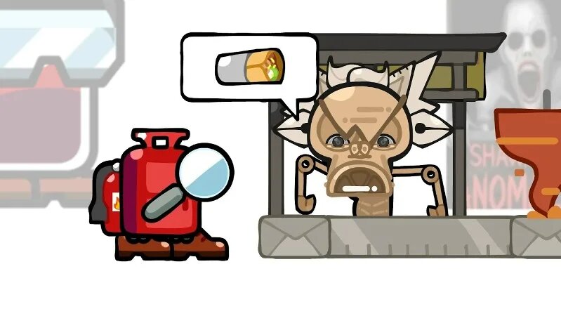 [Damn Seconds] Mini Crewmate Kills Emoji Roblox Scary Shawarma Kiosk ...