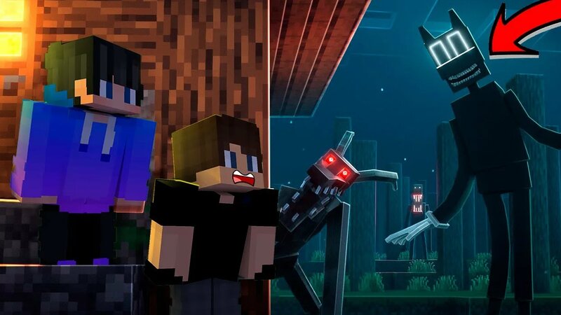 Minecraft, Lekin MAHLUQlar bilan O`Rmonda qolib ketdik #dizzer # ...