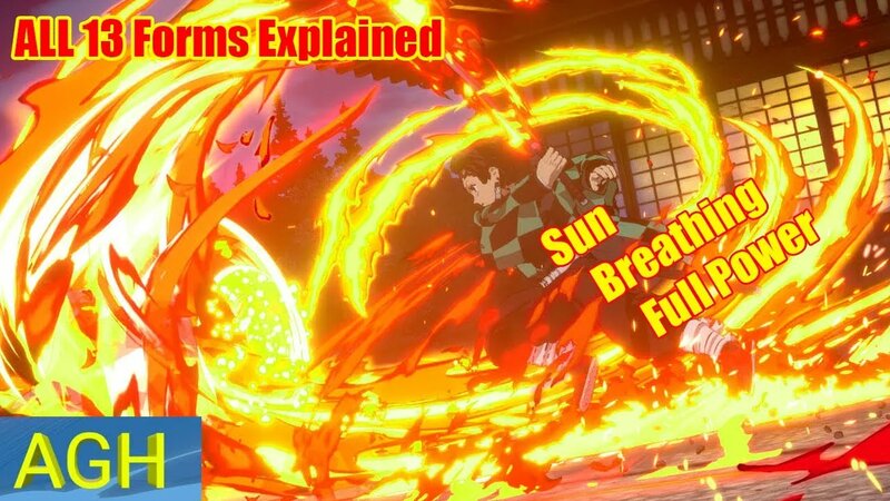Sun Breathing Style All 13th Form Explained (தமிழ்) - Full Power of ...