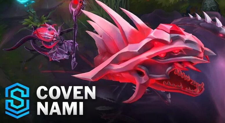 Coven Nami Skin Spotlight - Pre-Release - PBE Preview - League of ...