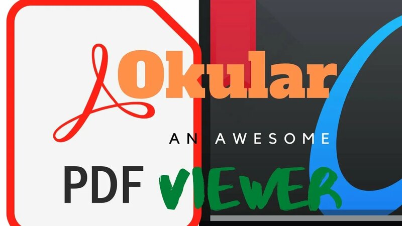 Review: Okular || Awesome PDF Viewer || Best PDF Viewer that I have ...