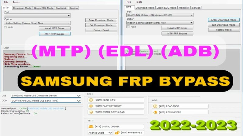 Samsung Qualcom FRP Remover A02S, A01, A20S, A70, M11, M01 Test point ...