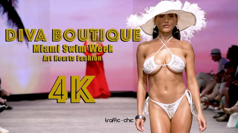 DIVA BOUTIQUE Bikini Fashion show Miami Swim Week Art Hearts Fashion ...