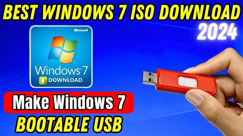 Windows 7 ISO File Download In 2024 | Create A Bootable USB Flash Drive ...
