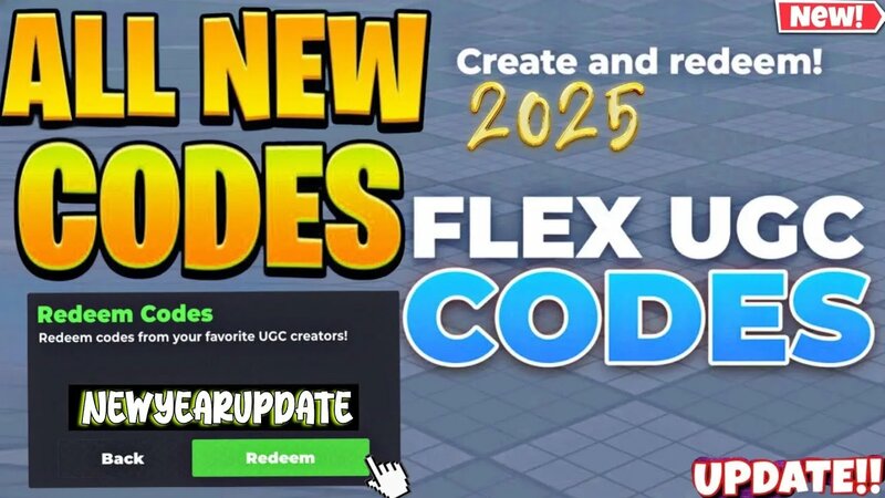 New year update flex UGC codes in january 2025 - roblox flex UGC codes ...