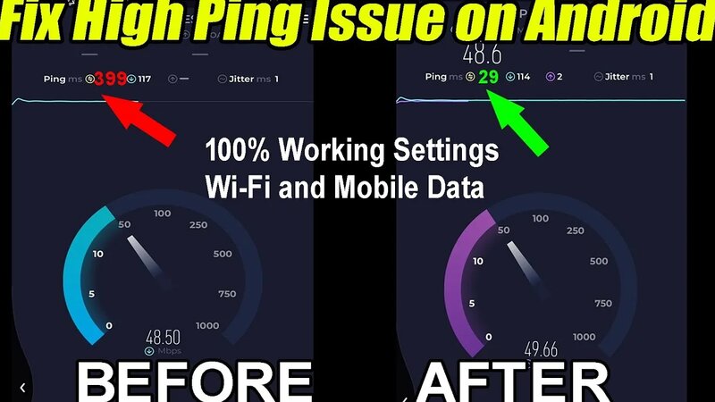 Fix High Ping Problem on Wi-Fi and Mobile Data | Get 30 ms Ping on ...