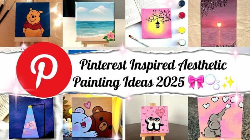 16+ Pinterest Painting Ideas 2025 #painting #aesthetic #trending ...