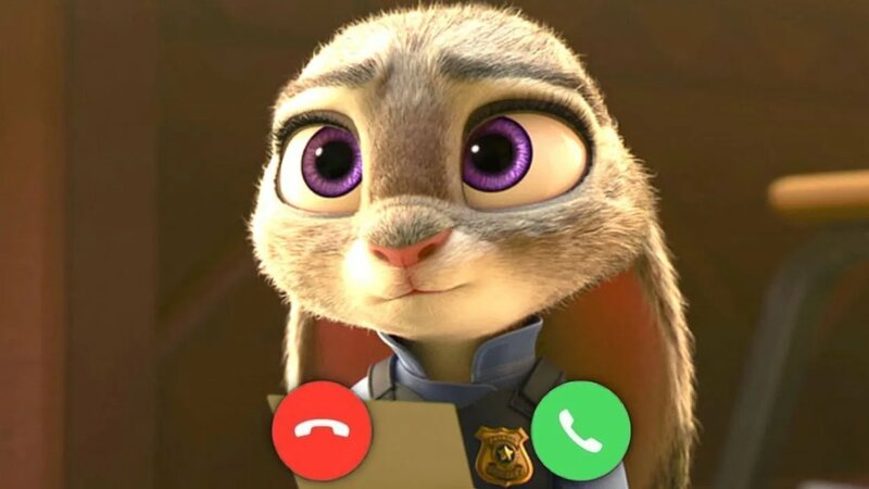 Incoming call from Judy Hopps Bunny | Zootopia - Смотреть онлайн в ...