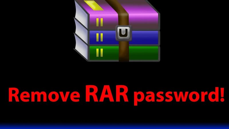 How to remove Winrar .RAR file password tutorial - 1080p