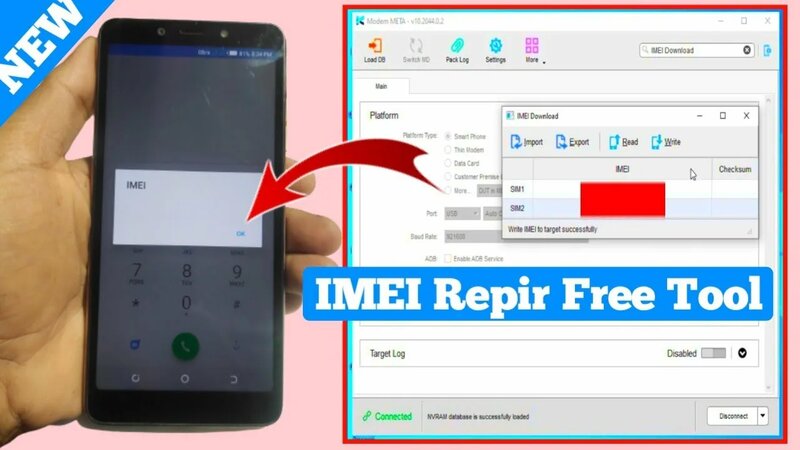 How to Repair IMEI in all MTK Android Phone by ModemMeta Tool 1000% ...