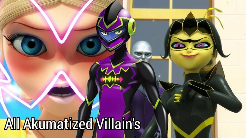 Miraculous Ladybug|All Akumatized Villains|3 Season|Fanmade! - Yandex ...
