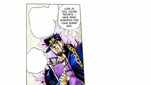 Jotaro vs Dio final (part 2) - manga version w/ anime voices (JJBA SC ...