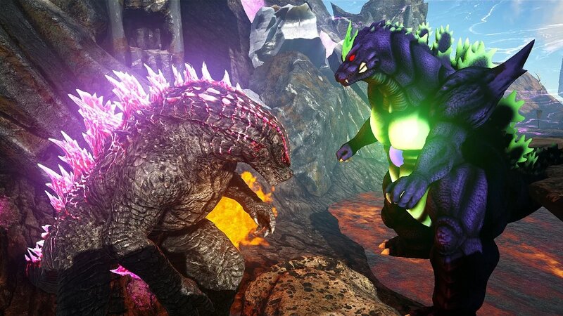 Evolved Godzilla VS. Super Godzilla! – ARK Survival Evolved (Animated ...