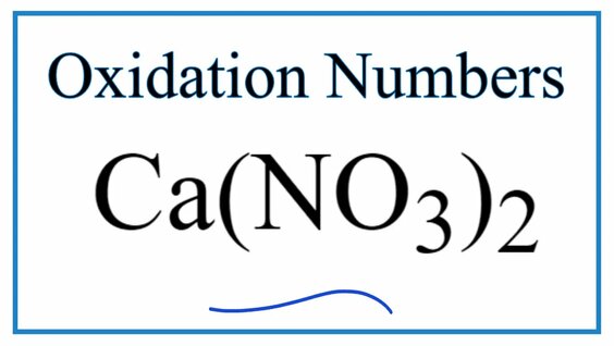 How to find the Oxidation Number for N in Ca(NO3) 2 (Calcium nitrate ...