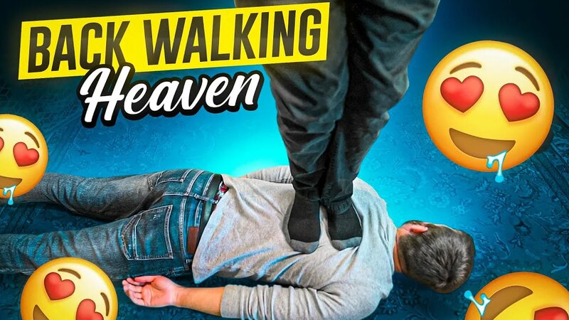 Irresistible* BACK Cracks Cracking BACK WITH FEET (Satisfying Bone ...