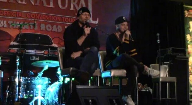 Alexander Calvert and mark pellegrino - 2022 Salute to Supernatural ...