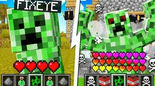 FixEye - Я прожил 100 Дней за Крипера в Майнкрафт... — Видео от FixEye / Фиксай Майнкрафт ...