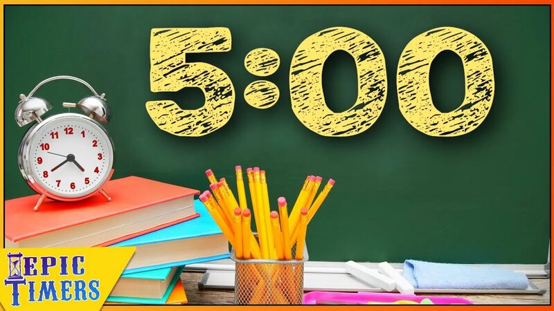5 minute countdown timer with music. Back to school - Смотреть онлайн в ...