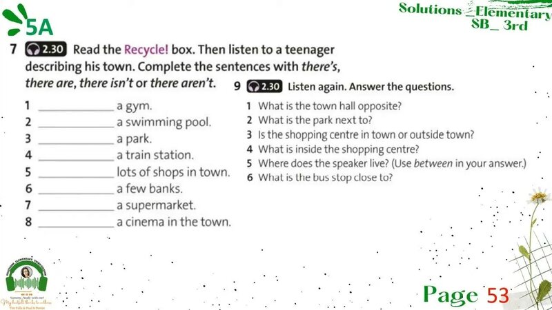 Solutions Elementary Student's Book Third Edition Audio CD2 2.30 ...