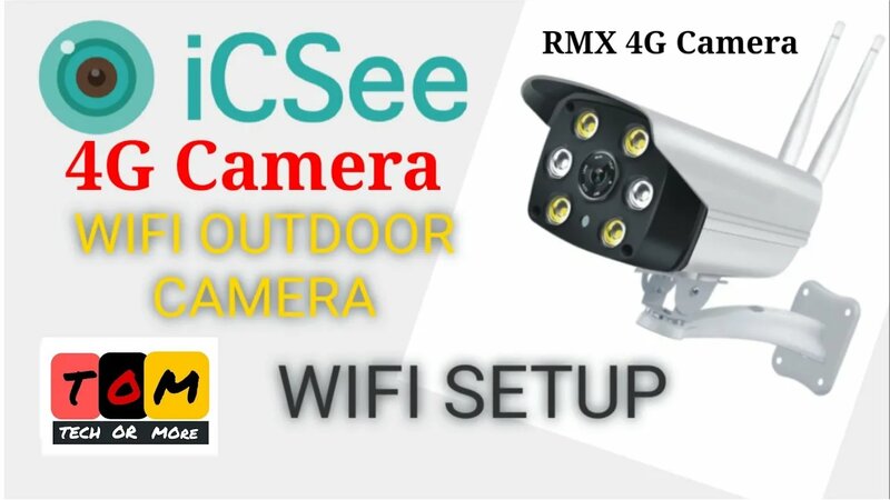 Icsee WiFi Camera | icsee 4g Bullet setup | WiFi outdoor camera setup ...