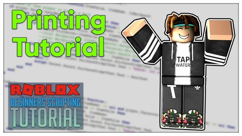Beginner's Roblox Scripting Tutorial #2 - Printing (Beginner to Pro ...