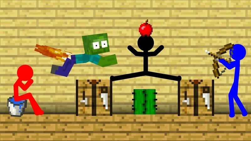 Stickman vs Minecraft: Brave - Minecraft Animation - Смотреть онлайн в ...