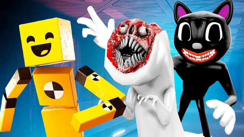 Мостовой червь и мультяшный кот гонятся за мной! манекены против scp ...