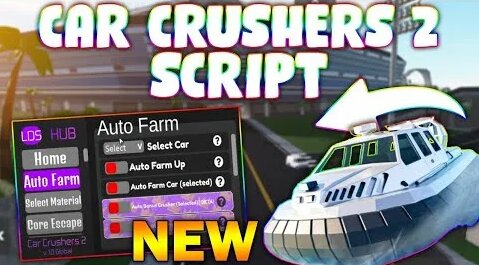 NEW* Car Crushers 2 Script (Pastebin 2025) (INF Money, Autofarm, Money ...