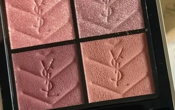 YSL Couture Mini Clutch Eyeshadow Palette 400 Babylone Roses Swatches ...