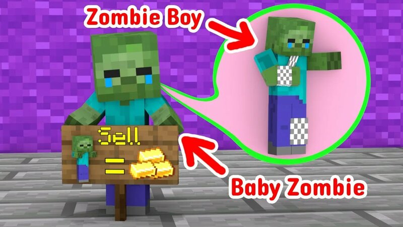 Unhappy Baby Zombie - Minecraft Animation - Yandex Video aramada ...