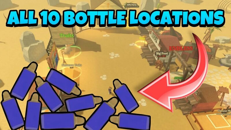 Showcasing ALL *10 Bottle* Locations (EASY TO FIND)! - Wild Rails TD ...