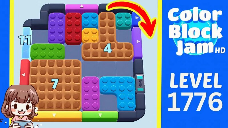 Color Block Jam Level 875 (1776) Solution Walkthrough - Yandex Video ...