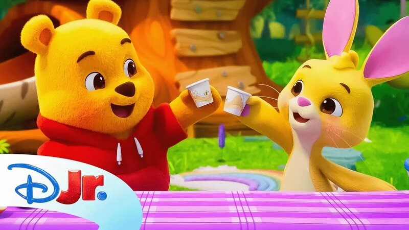 Playdate with Winnie the Pooh | Rabbit's Lemonade Stand | @disneyjr ...