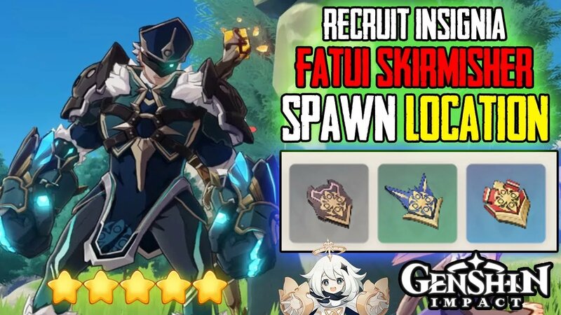 How to find fatui skirmisher locations genshin impact - recruit ...