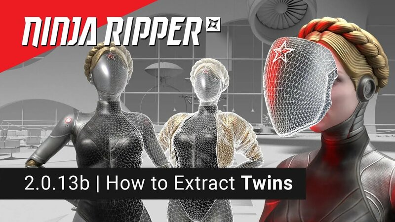 Ninja Ripper 2.0.13 beta | How to extract 3D models of Twins from the ...