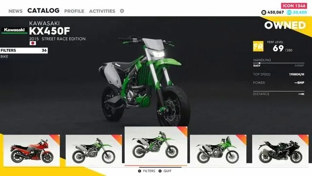 The crew 2: all bikes/motorcycles list (yamaha, honda, kawasaki, suzuki ...