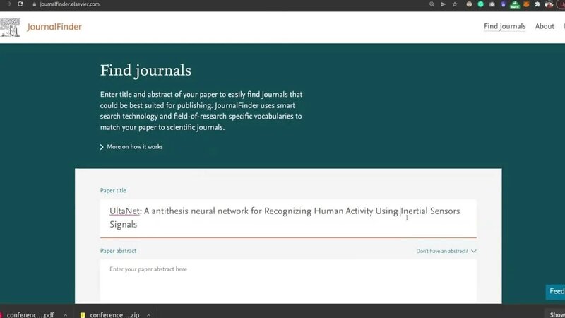 Elsevier Journal Finder: How to choose the journal for your Research ...