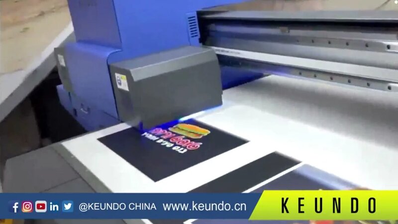#Keundo坤度 M2513 UV flatbed machine installation at Palestine ！ www ...