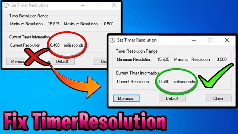 Fix Timer Resolution 0.499, 0.496 -To- 0.500 | How to Make Timer ...