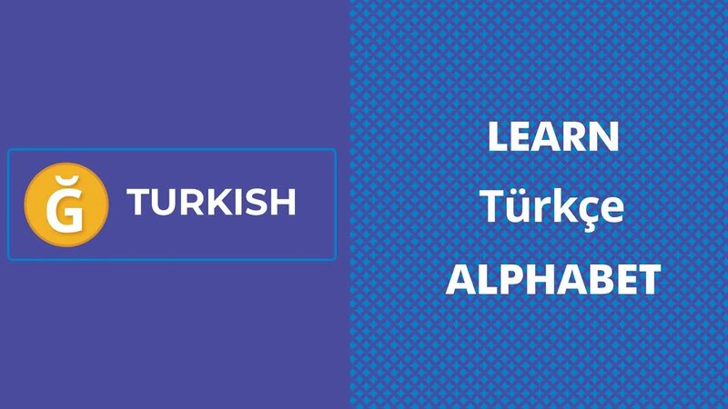 Sing & Learn the Turkish Alphabet Letters | Türkçe Alfabe Harflerini ...