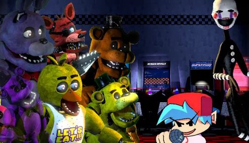 Прохождение Vs FNAF 1 на русском | Friday Night Funkin' VS FNAF 1 ...