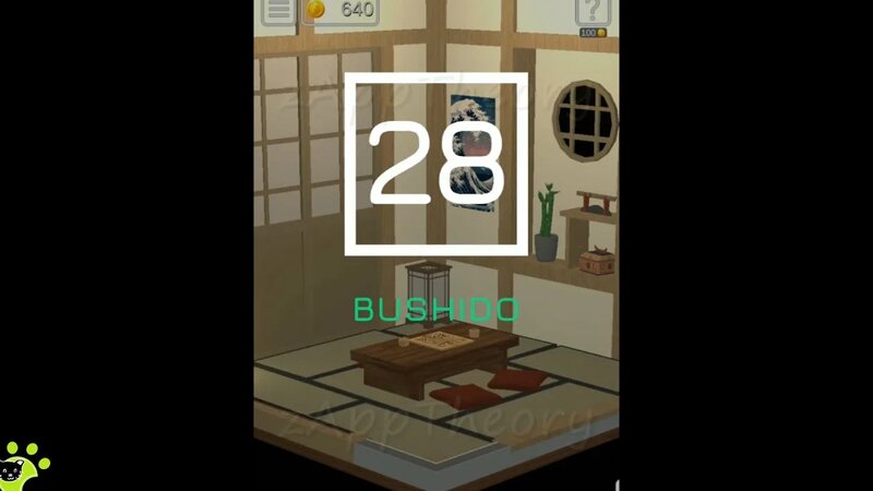 50 Tiny Room Escape 28 Bushido (4/4 Cards) Full Walkthrough (Kiary ...