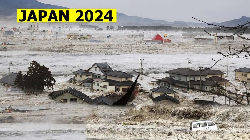 Horrific Natural Disaster - Japan's first tsunami in 2024 shocked the ...