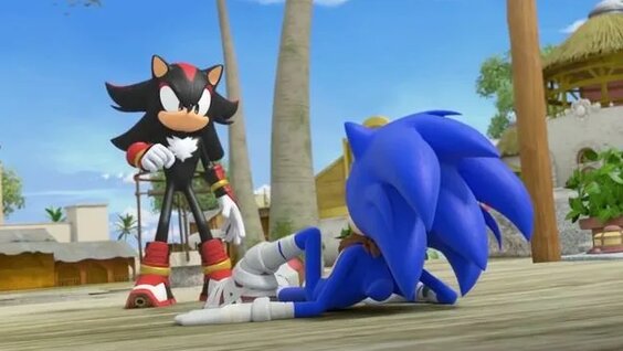 Sonic VS Shadow Battles in TV Series (Sonic X, Boom & Prime) - Смотреть ...