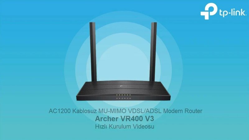 Ac1200 Wireless MU-MIMO VDSL/ADSL Modem Router - Archer Vr400 v3 ...