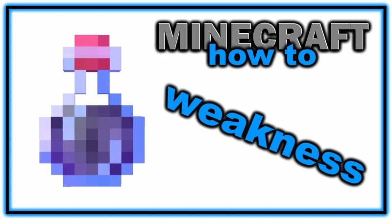 How to Make a Potion of Weakness! | Easy Minecraft Potions Guide ...