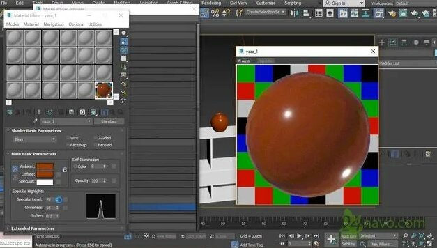Материалы Standard и Physical в 3ds max Compact Material Editor Slate ...