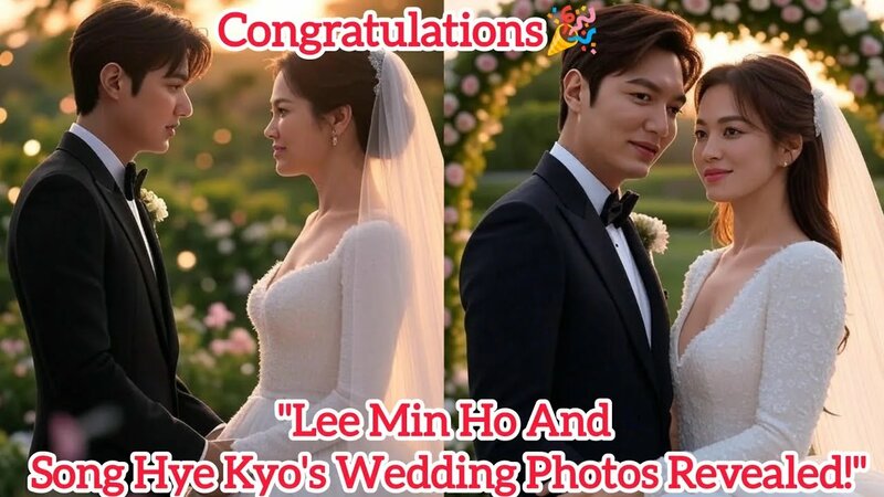 "A New Chapter: Lee Min Ho and Song Hye Kyo Share Wedding Memories ...