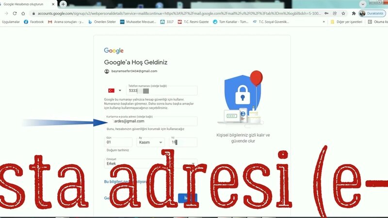 E-Posta Adresi Nasıl Alınır / E-mail Adresi Nasıl Alınır / Elektronik ...